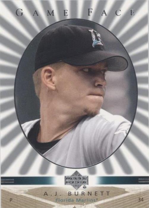 2003 Upper Deck Game Face - A. J. Burnett #46 for sale | eBay