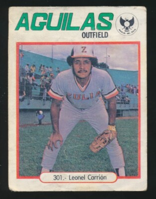 1977-78 Venezuelan League -#301 LEONEL CARRION (Aguilas) Venezuelan HOF | eBay