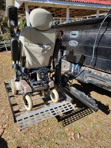 Jazzy 1113 Ats Electric wheelchair/ Scooter & Bruno ASL 250htp Out-side ...