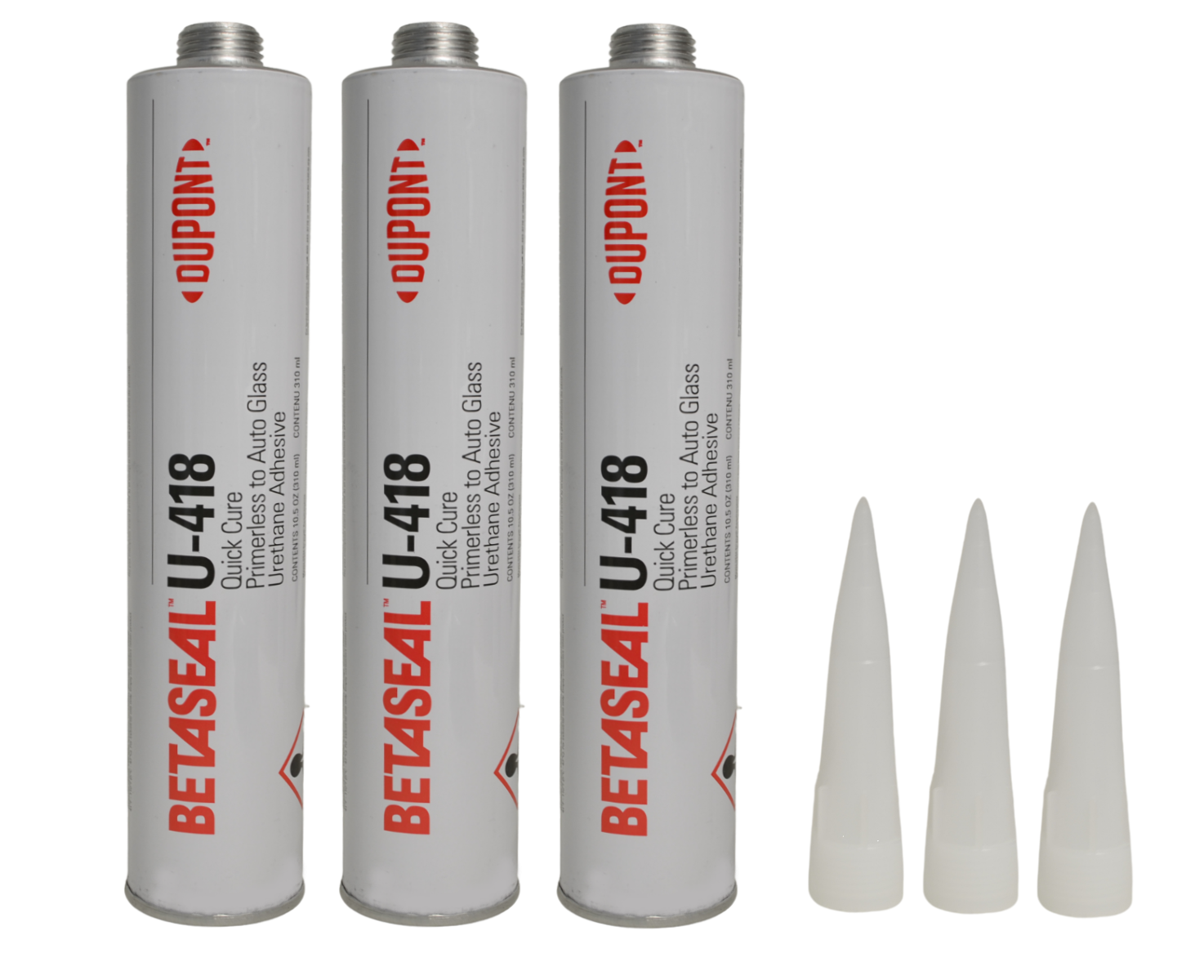 U-418 Dow Betaseal Auto Glass Primerless Urethane/Sealant/Adhesive (3 ...