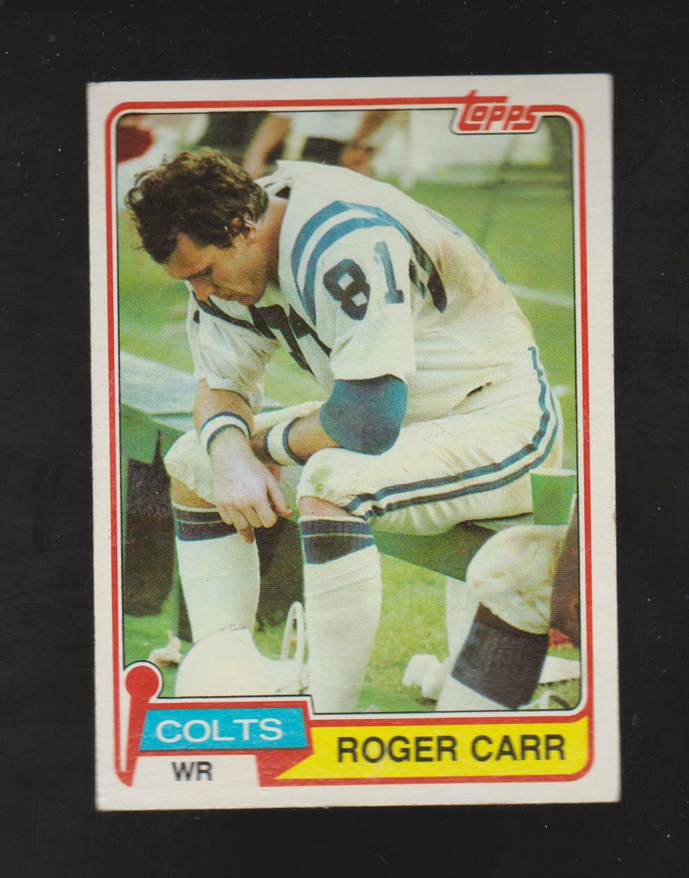 1981 Topps #245 Roger Carr card, Baltimore Colts All-Pro | eBay