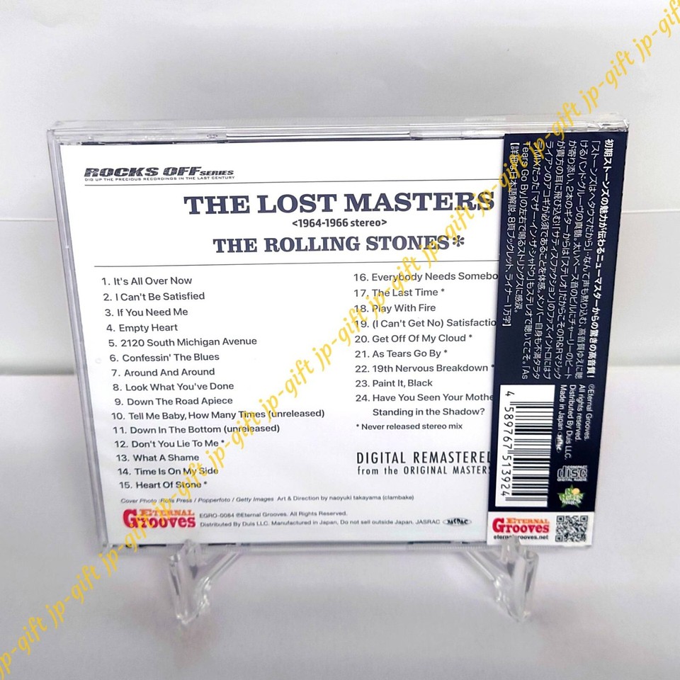THE ROLLING STONES the LOST MASTERS [1964-1966 stereo] Japan Music CD | eBay