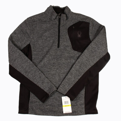 SPYDER Raider Quarter Zip Stand Collar Pullover Sweater Size M | eBay