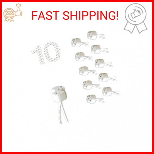10 Pack Mini Bi-pin Socket Led Light mr11 mr16 Halogen Bulbs Base lamp ...