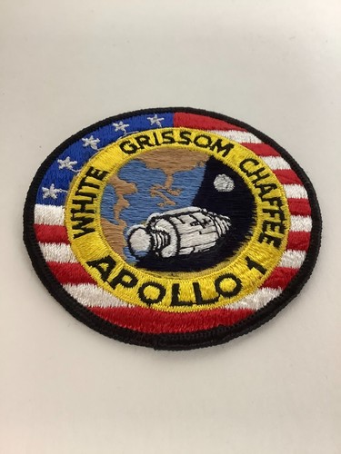 NASA APOLLO 1 CREW MEMBER WHITE GRISSOM CHAFFEE PATCH NEW OLD STOCK | eBay
