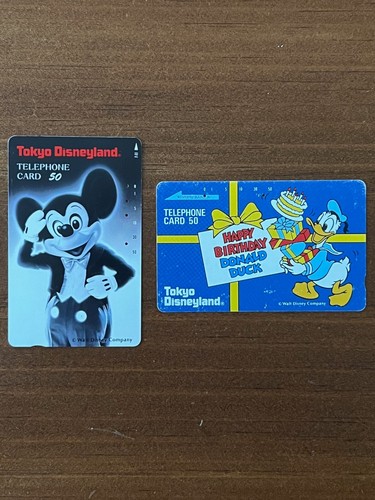 Japanese Telephone Cards - No stored value - Disneyland - US SELLER | eBay