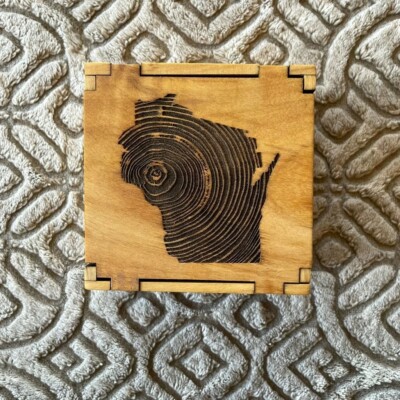 🔨Handcraftedbox Wooden Wisconsin Box 📦 | eBay