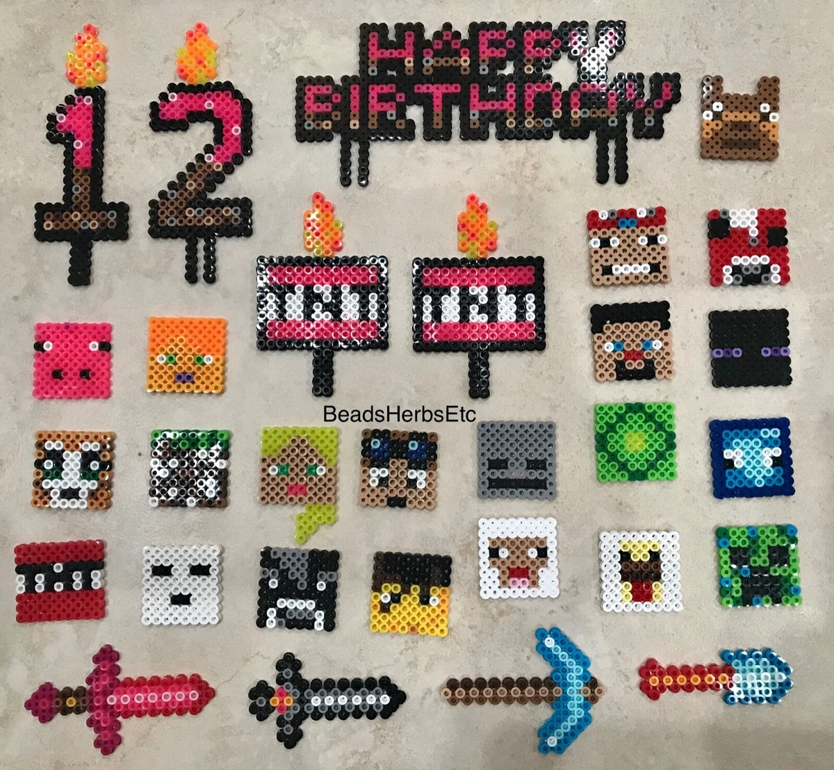 Minecraft Perler Beads Tnt
