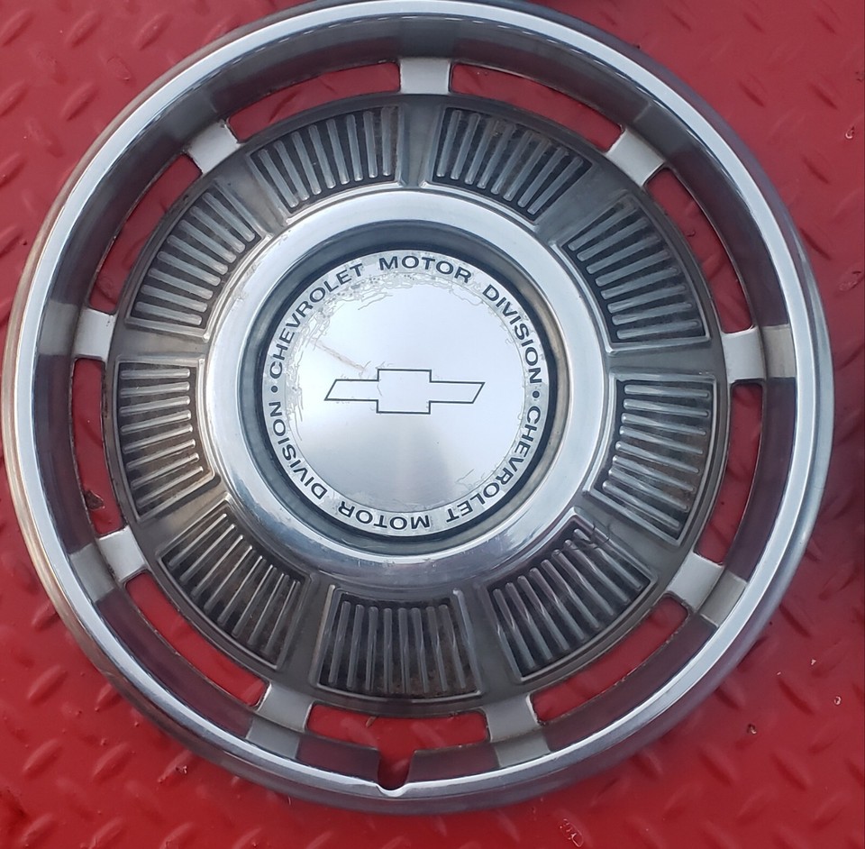 CHEVY CHEVELLE, IMPALLA, NOVA, CAMARO HUB CAPS SET OF 4 -14 " INCH -FOR ...