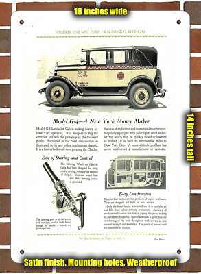 Metal Sign - 1927 Checker Model G6 (Sign Variant #12) | eBay