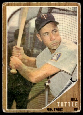 1962 Topps Bill Tuttle Minnesota Twins #298 | eBay