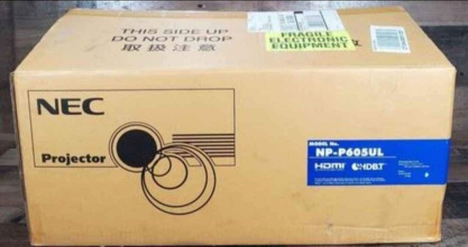 NEC NP-P605UL 6000 Lumen WUXGA Laser 3LCD Projector *Read Desc* | eBay