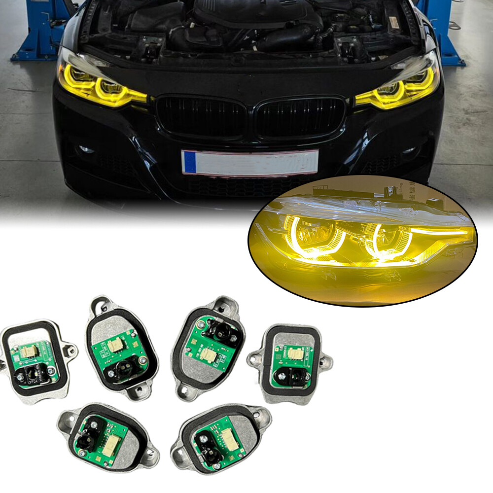 Yellow Angel Eyes DRL Module For BMW 2015-2019 F30 F31 LCI 320i 328i ...