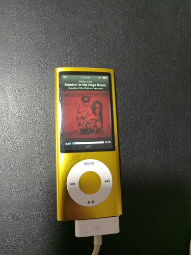 The 5th Generation iPod Nano 16 GB Excellent Condition Gold With Camara ...