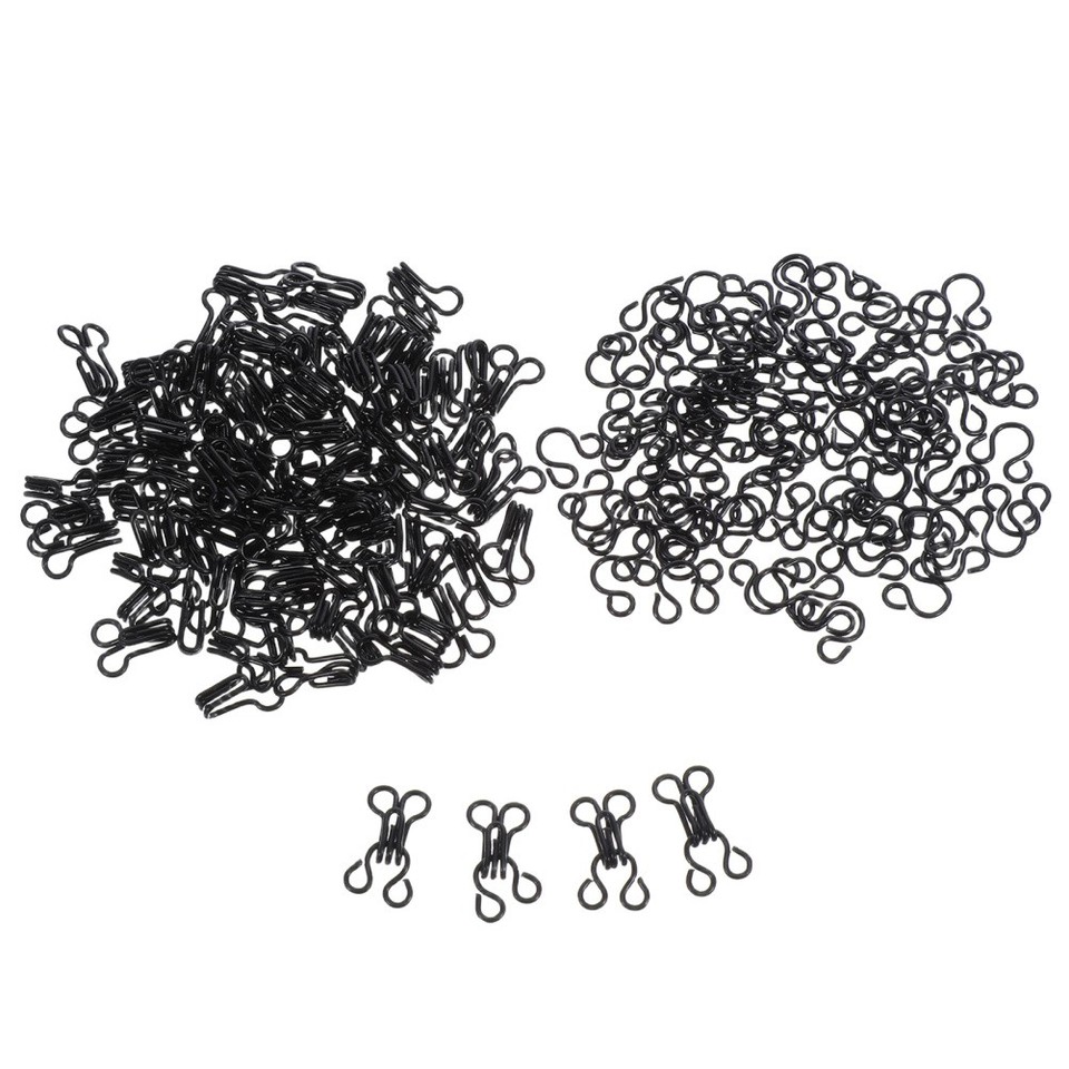 100 PCS Brass Hook Clothes Fasteners Clasps Coat and Eye Closure | eBay UK