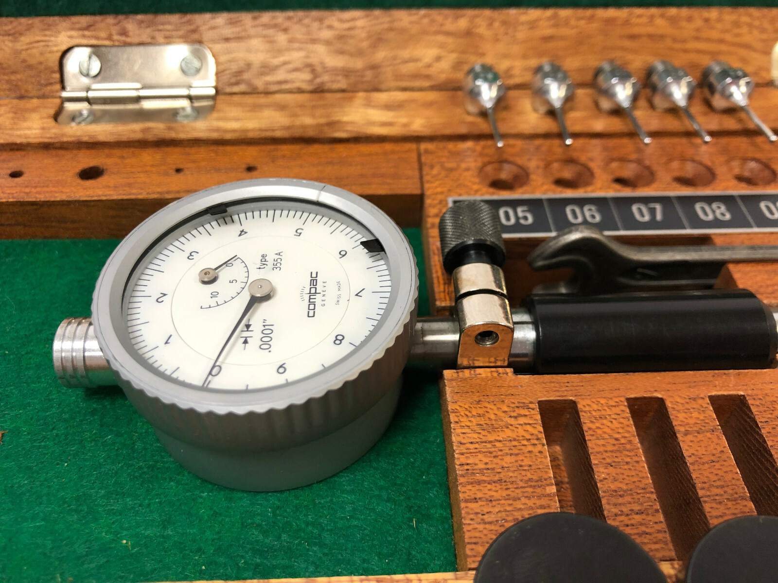 COMPAC GENEVE IA 11 8206 DIATEST SPLIT BULB BORE GAUGE 0.95-1.55MM ...