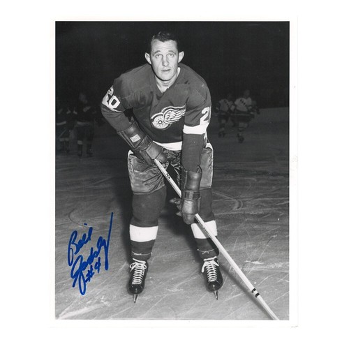 BILL GADSBY Signed Detroit Red Wings 8 x 10 Photo - 70726 | eBay