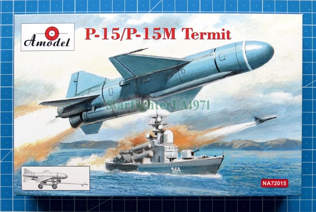 Amodel NA72015 Anti-Ship Missile P-15/P-15M "Termit" Scale Model Kit 1/ ...
