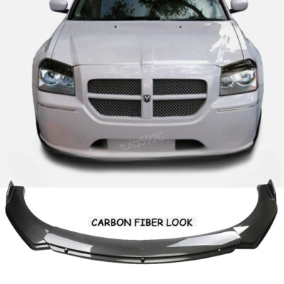 For 05-08 Dodge Magnum Carbon Fiber Style Front Bumper Lip Spoiler ...
