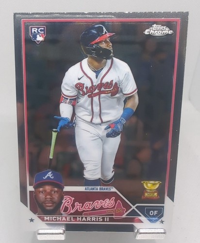 2023 Topps Chrome Michael Harris II RC Atlanta Braves #79 Rookie Card ...