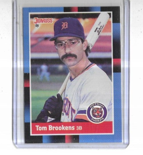 1988 Donruss #107 Tom Brookens Detroit Tigers | eBay