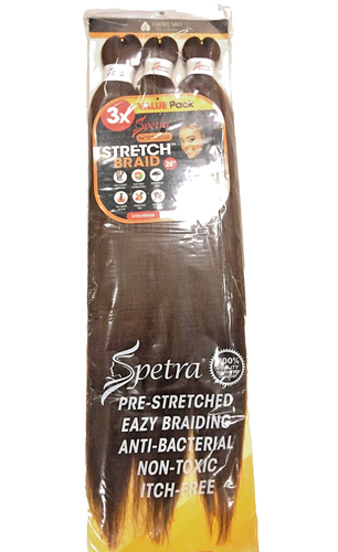 EZ BRAID Color 30 Pre-Stretched Spectra Braiding Hair 26 Inch Triple ...