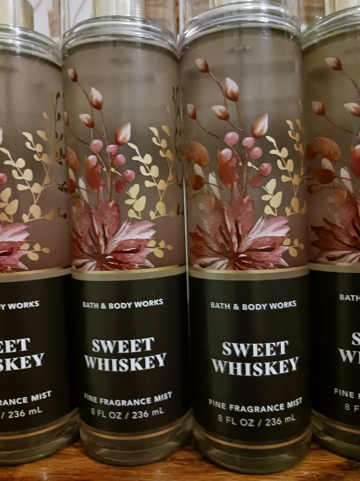 BATH AND BODY WORKS SWEET WHISKEY BODY SPRAY MIST PERFUME LOT OF 5 NEW ...