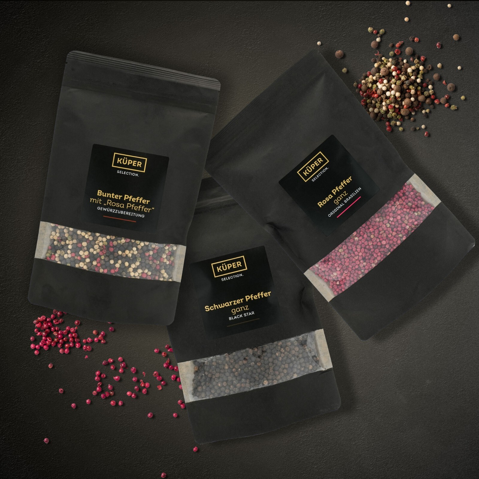 Pfeffer Variation | Bunter Pfeffer + Rosa Pfeffer + Schwarzer Pfeffer ...
