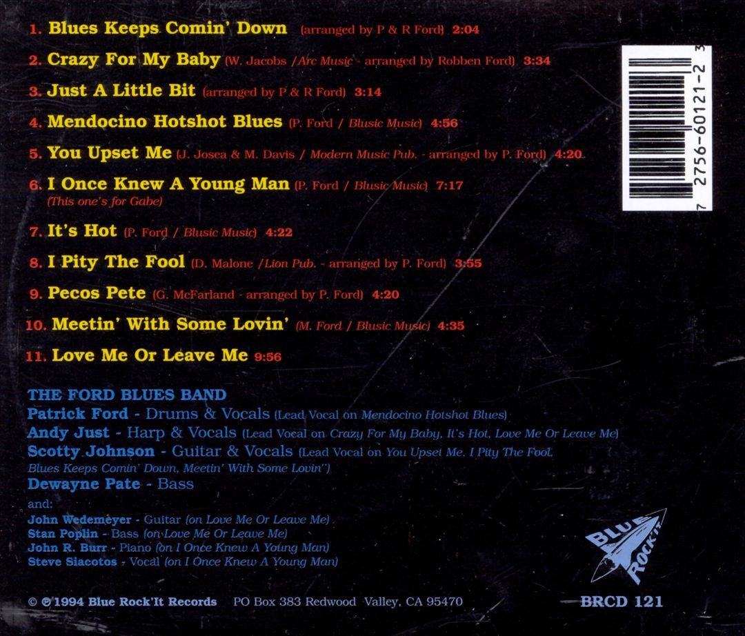 THE FORD BLUES BAND HOTSHOTS NEW CD 727566012123| eBay