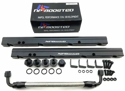 BILLET ALUMINUM LS1 LS6 INTAKE FUEL INJECTOR RAIL KIT FOR GM CHEVY ...