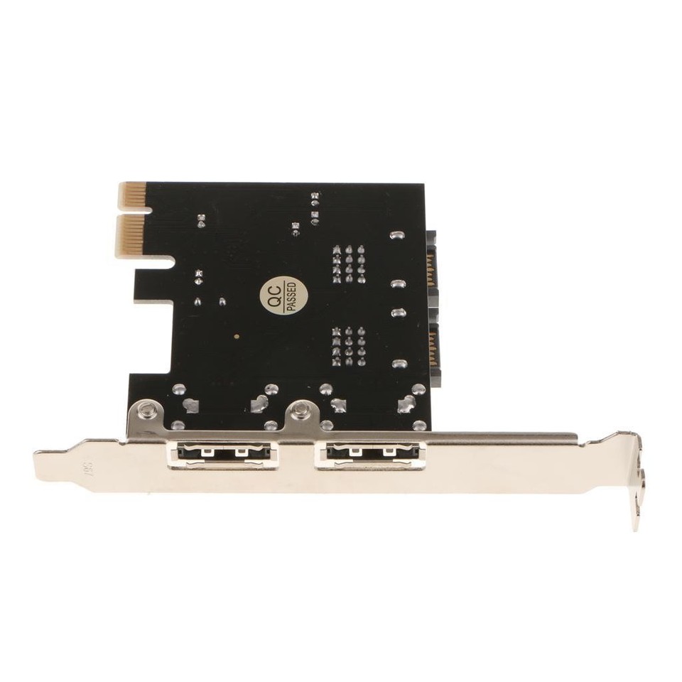2-Port PCI Express SATA 6 Gbps ESATA Controller Erweiterungskarte Super ...