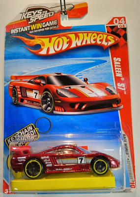 2010 Hot Wheels Saleen S7 [4/4] Keys to Speed Card - Keychain Included ...