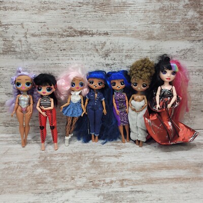 LOL Surprise OMG Rainbow High dolls MGA Entertainment Loose Lot Of 7 | eBay