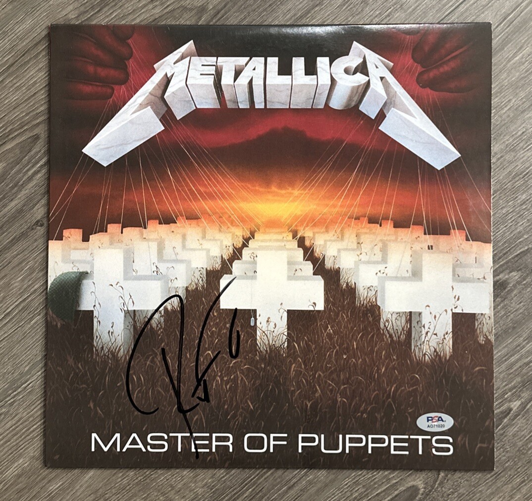 Robert Trujillo Signed Autograph Metallica Master of Puppets Vinyl PSA ...