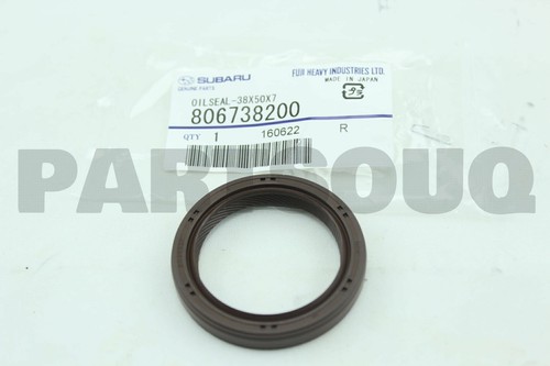 806738200 Genuine Subaru OILSEAL-38X50X7 80673-8200 | eBay