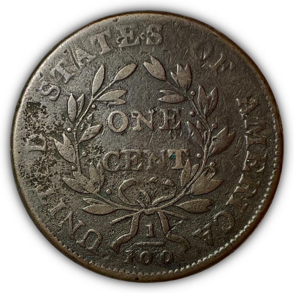 1802 Normal Reverse Draped Bust Large Cent Extremely Fine XF Coin #6030 ...