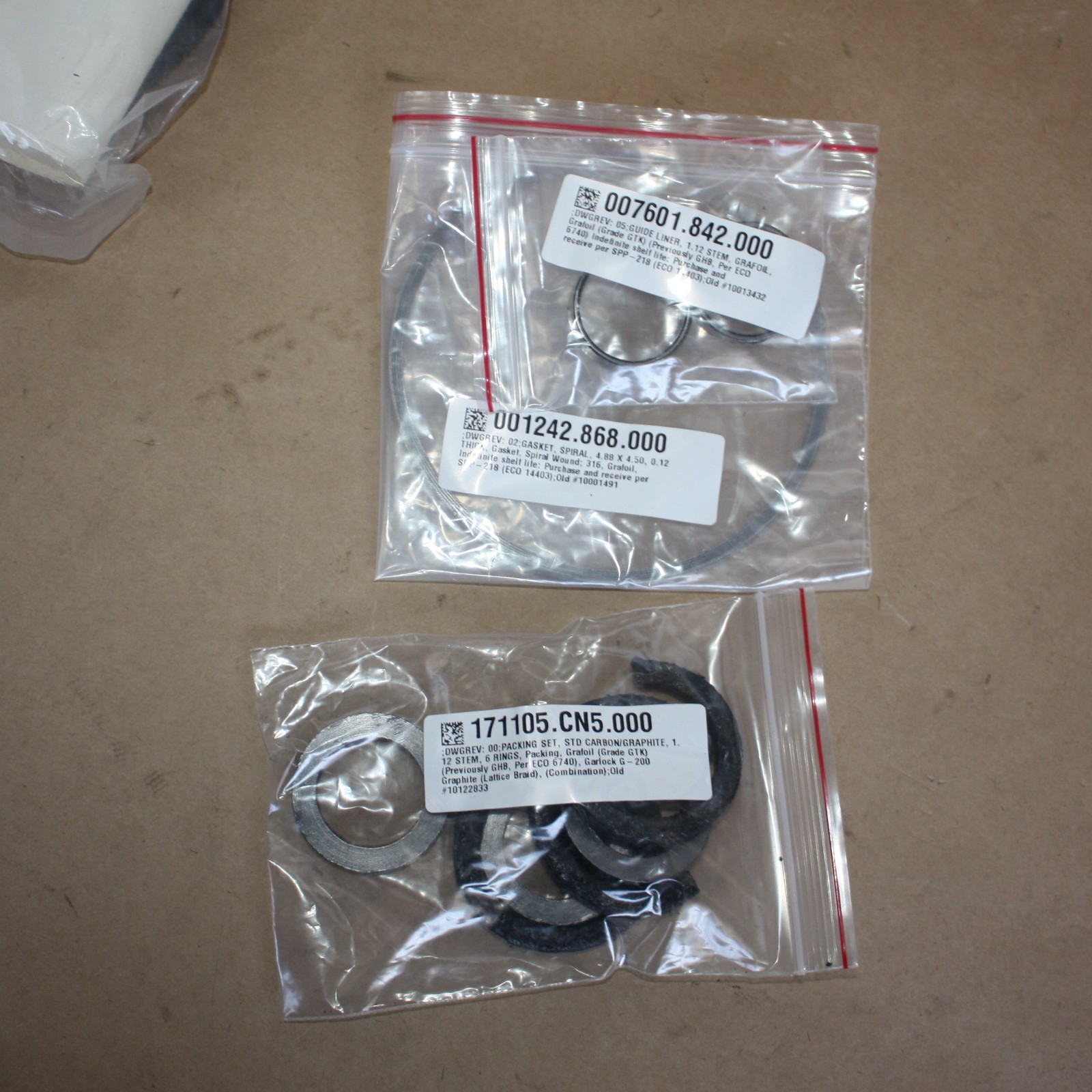 Spares Repair kit FLOWSERVE VALTEK Mark 1 DN100 4" Control valve ...