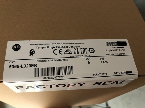 5069-L320ER Allen-Bradley 5069L320ER CompactLogix 2MB Enet Controller ...
