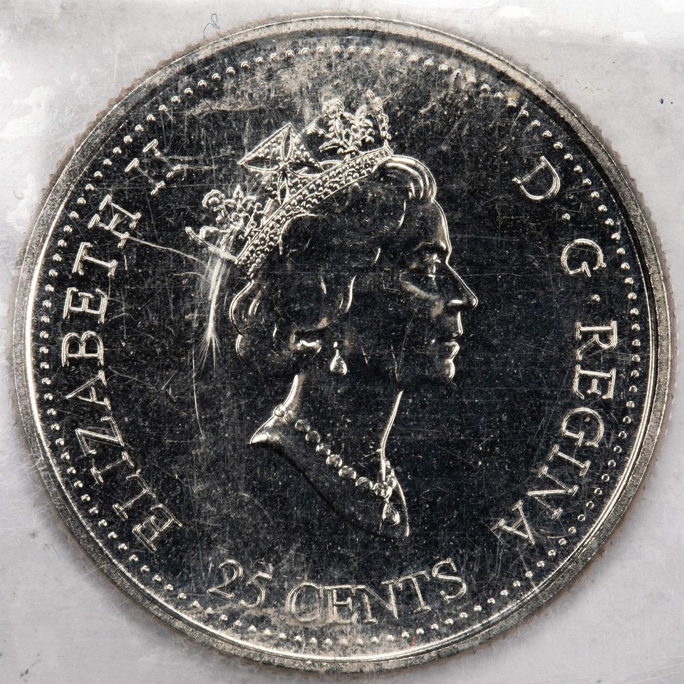 Canada 2000 Millennium Mule 25 Cents Quarter Coin - ICCS MS-63 | eBay