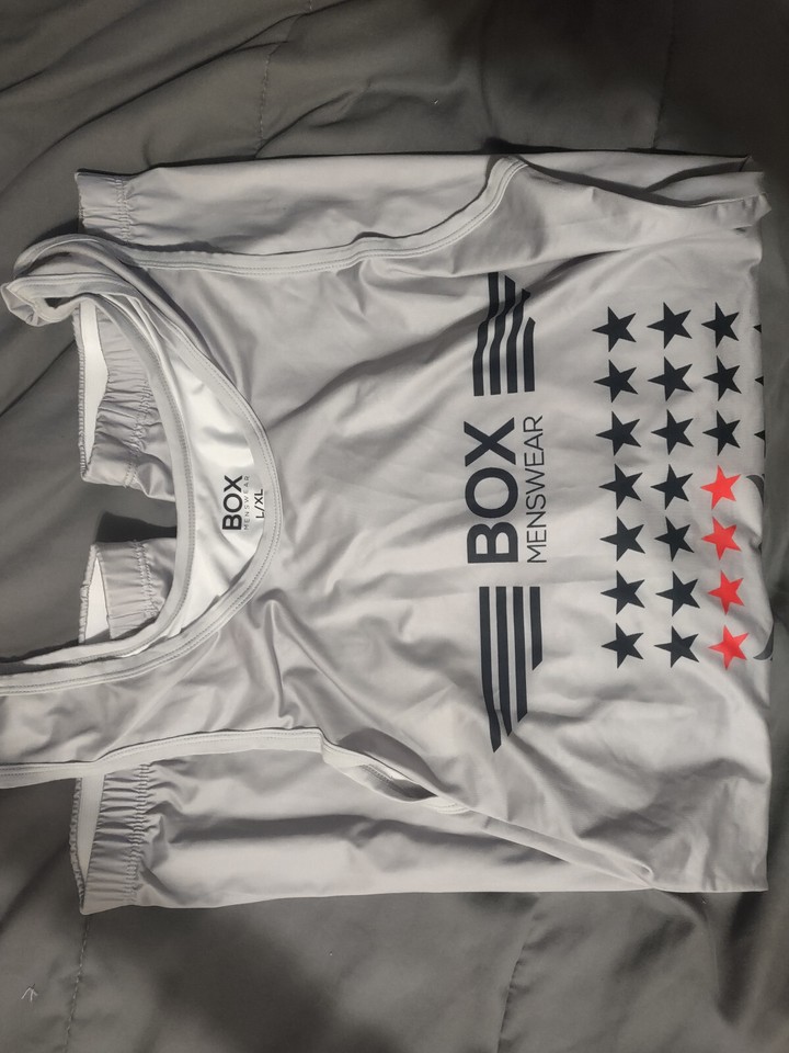 BOX Menswear ‘Olympus Gray’ Singlet in L/XL pre-owned | eBay