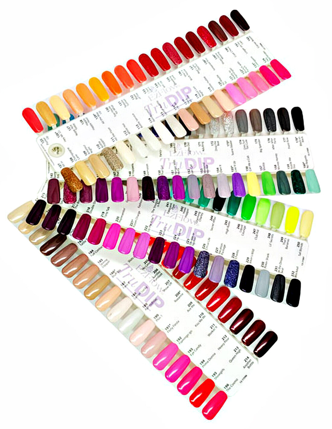 EZ Flow TruDIP Dip System NAIL TIP COLOR Chart Palette - 144 Display ...