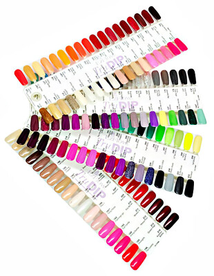 EZ Flow TruDIP Dip System NAIL TIP COLOR Chart Palette - 144 Display ...