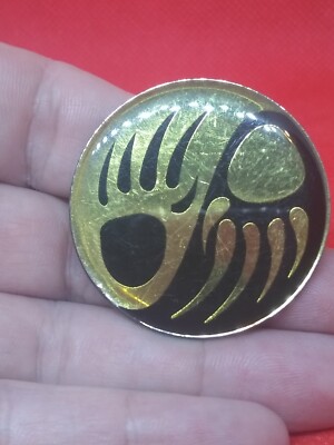 Ying Yang Bear Claw pin | eBay