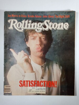 Mick Jagger Satisfaction Cover Stones Rolling Stone Magazine November ...