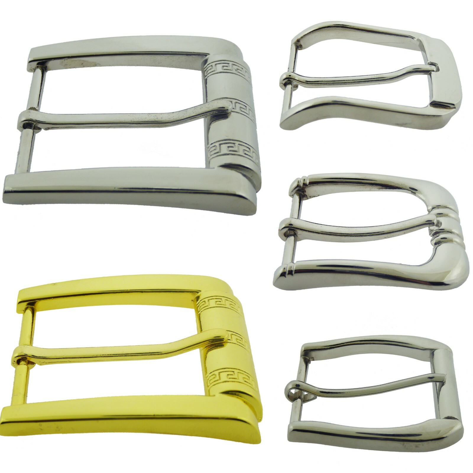 Stainless Steel Pin belt buckles for Men's 1.50'' Inch Silver Prong ...