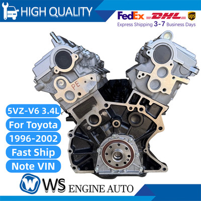 5VZ-Fe Long Block Engine Assembly For Toyota 4runner Land Cruiser 3.4 ...