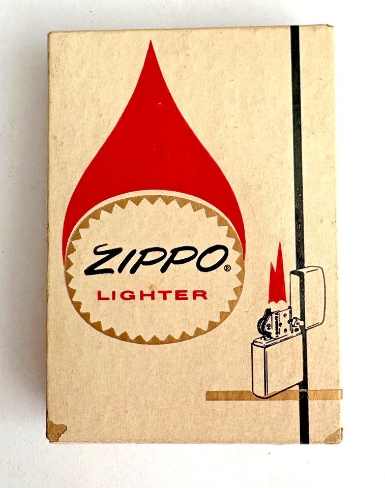 Vintage 1940's ZIPPO LIGHTER 3 Barrel Hinge Pat.2032695 Continental Red ...