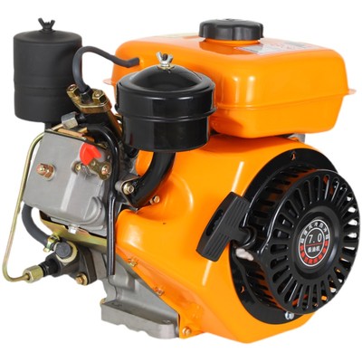 Small Air-cooled Diesel Engine 4 Hp Water Pump Power Head Hand Pull ...