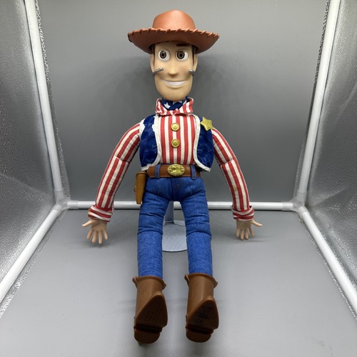 Rare Toy Story 16" Woody Stars & Stripes Talking Pull String Doll | eBay