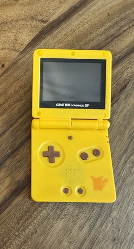 Nintendo Game Boy Advance SP-AGS 101-New Pokémon Pikachu Shell-No Game ...